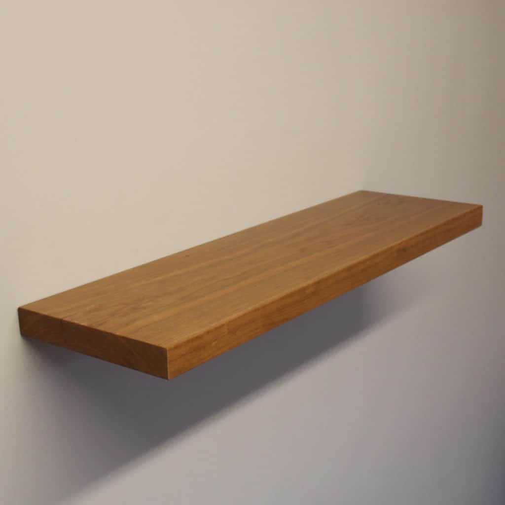 Solid Cherry Floating Shelves | Top Shelf UK