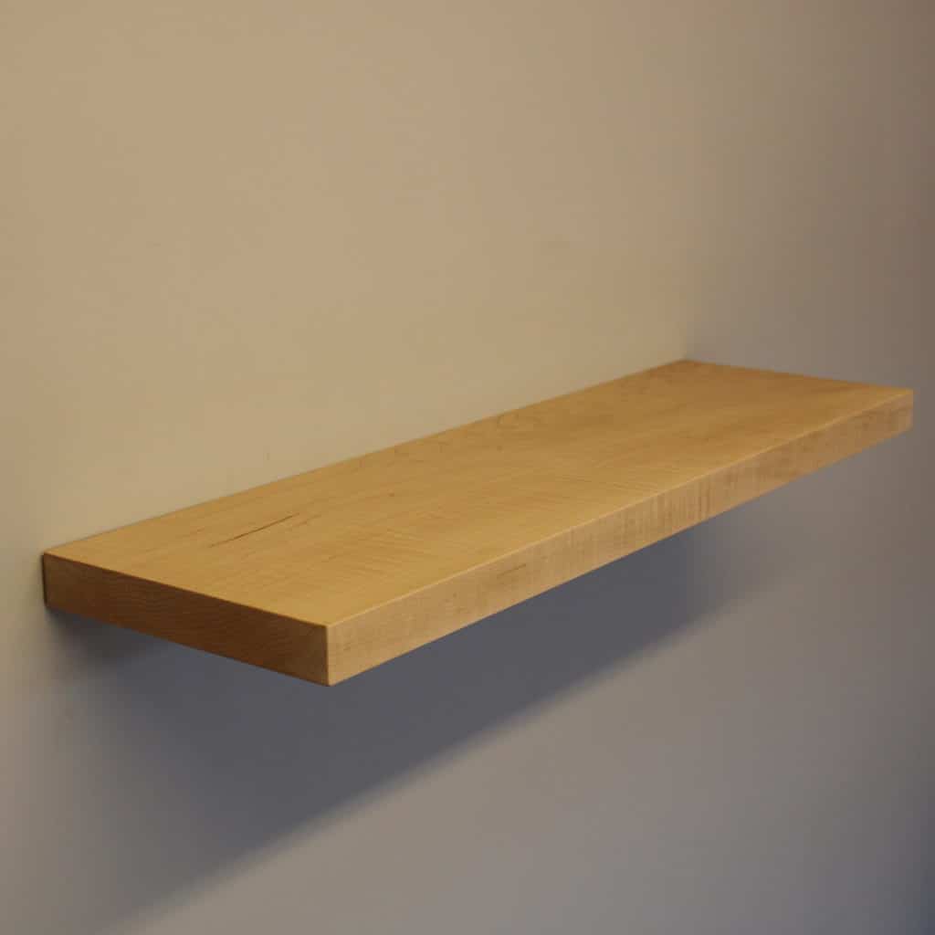 Solid Maple Floating Shelves | Top Shelf UK
