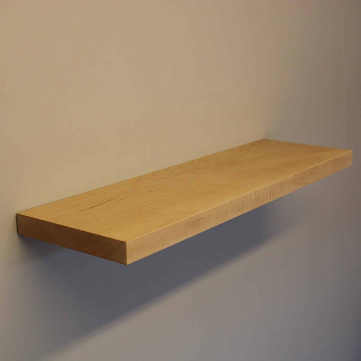 Solid Maple Floating Shelves | Top Shelf UK