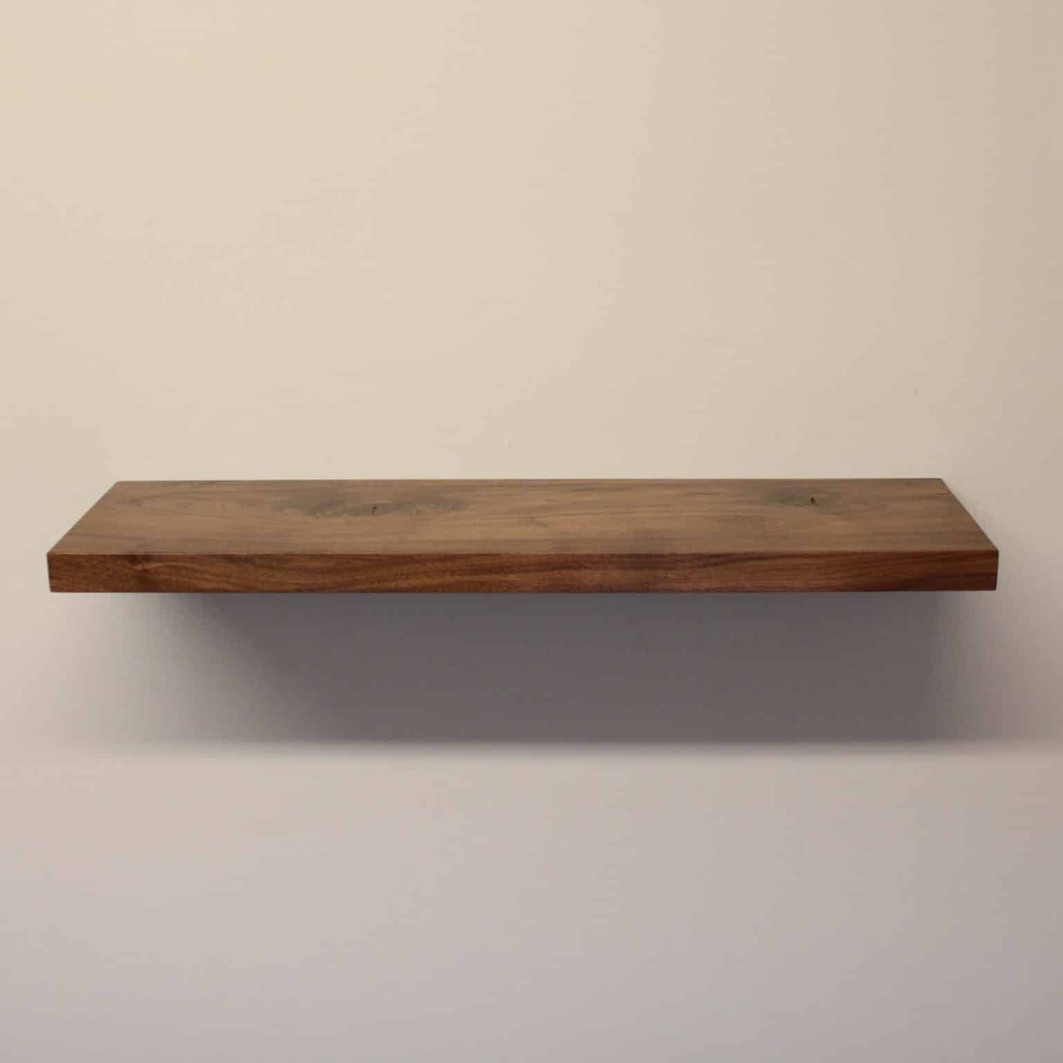 Solid Walnut Floating Shelves | Top Shelf UK