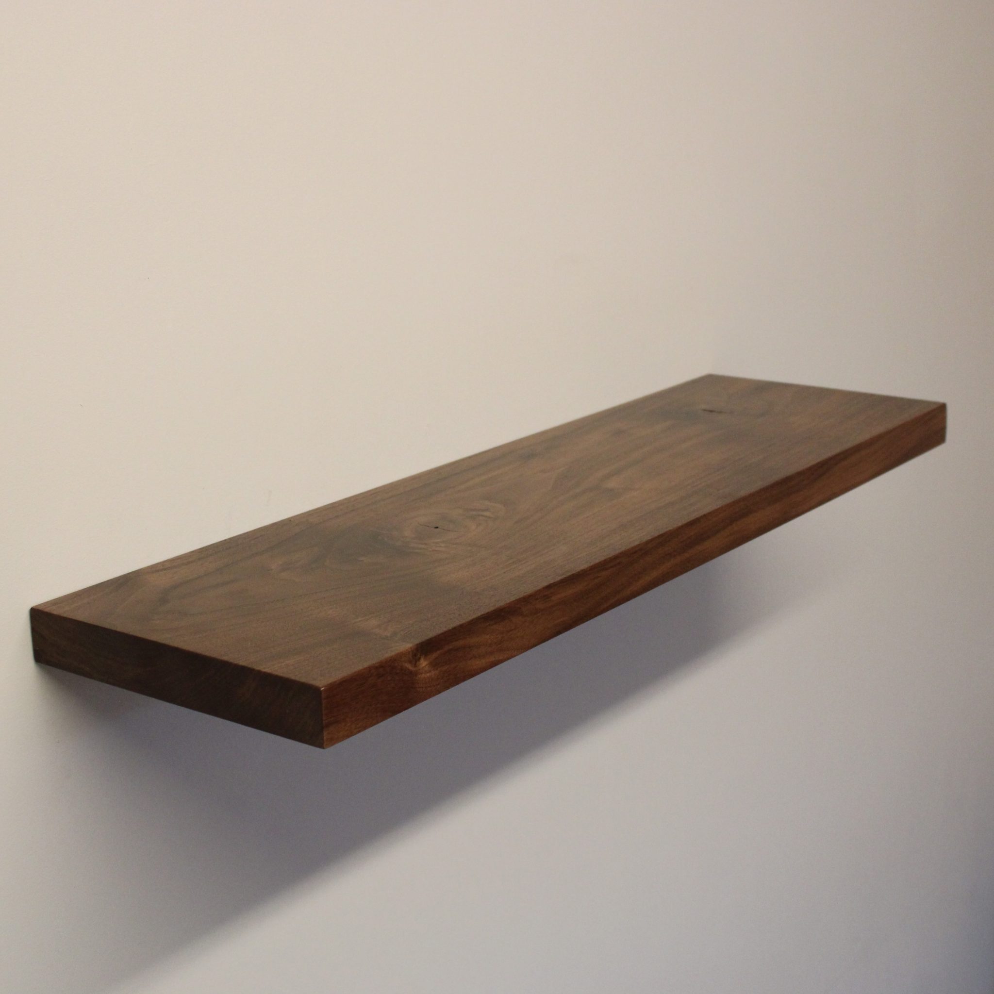 Solid Walnut Floating Shelves | Top Shelf UK